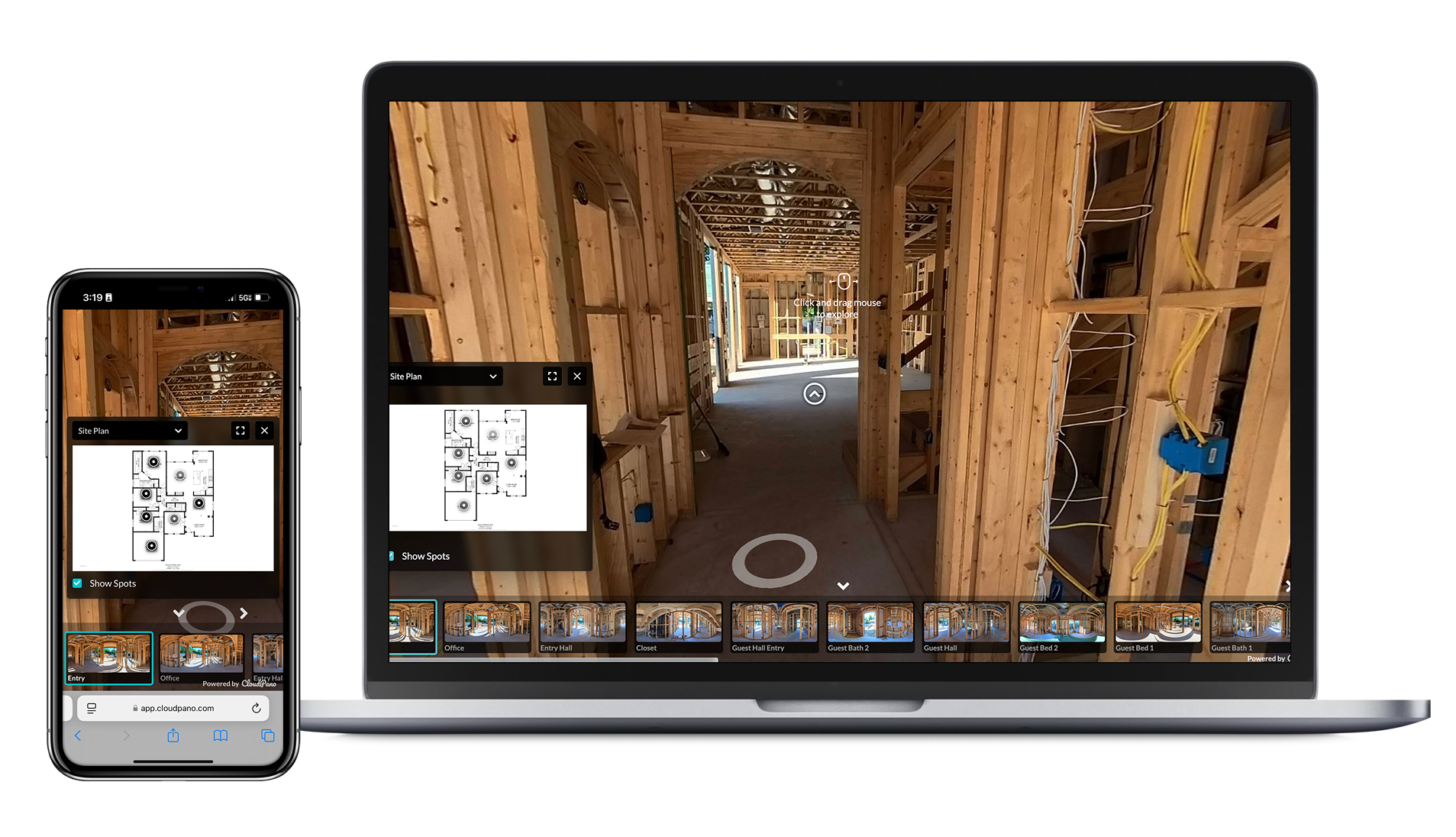 CloudPano 3D Claims | 360° Documentation Software for Restoration Contractors